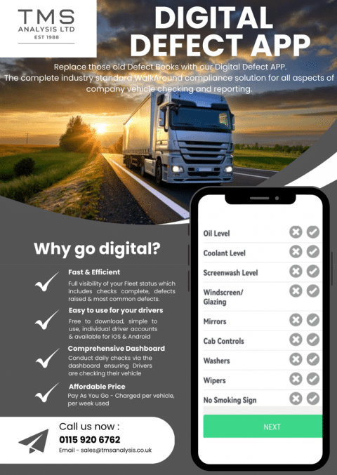 Start your day off paperless with The Driver Defect APP - TMS Analysis ...