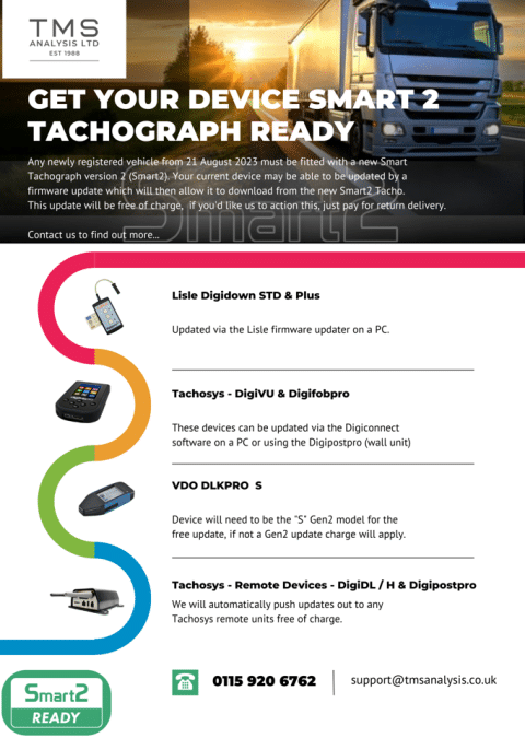 Are you Smart2 Tachograph ready? - TMS Analysis - tachograph analysis ...